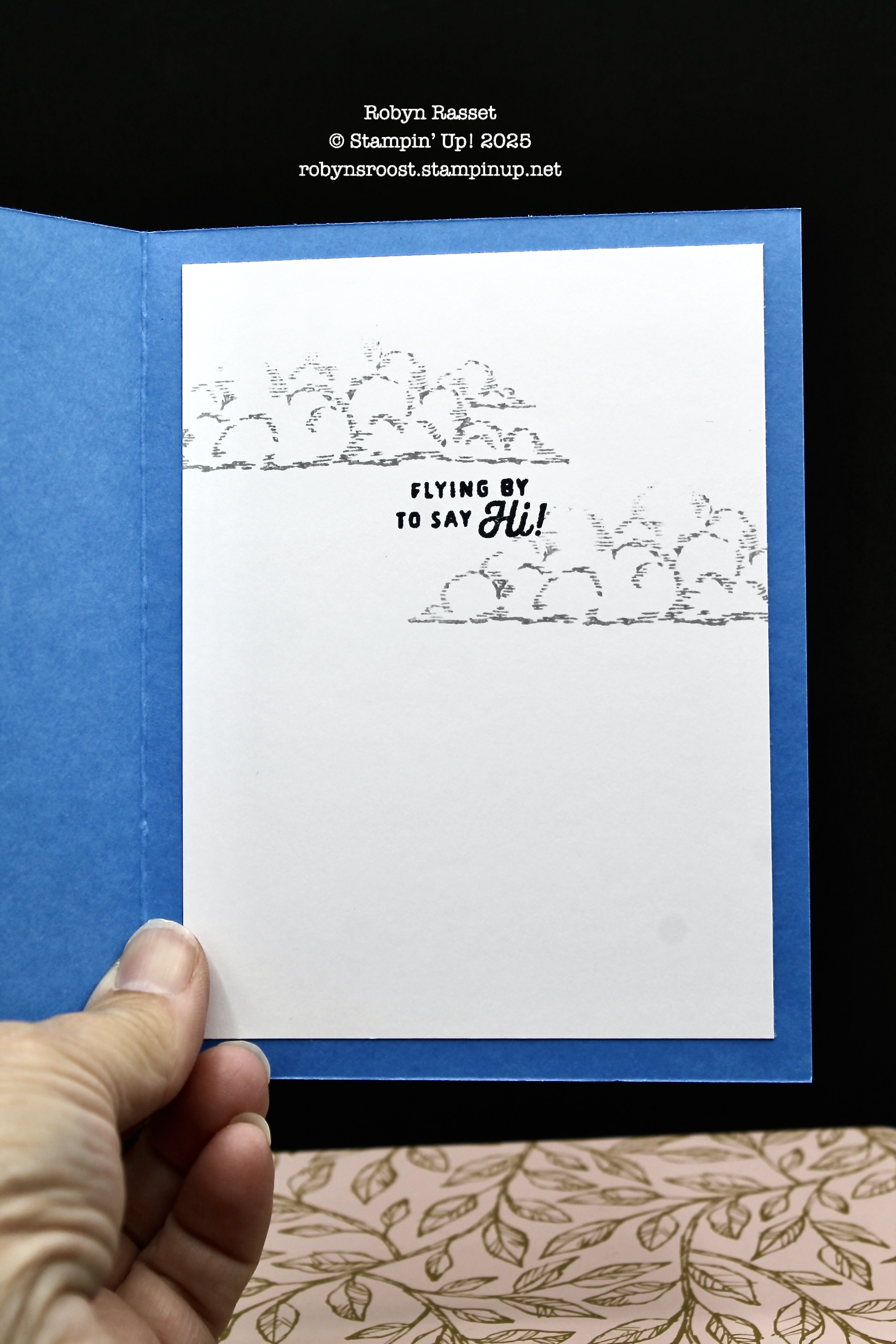 Simple Airplane Card – Stamping@Robyn's Roost