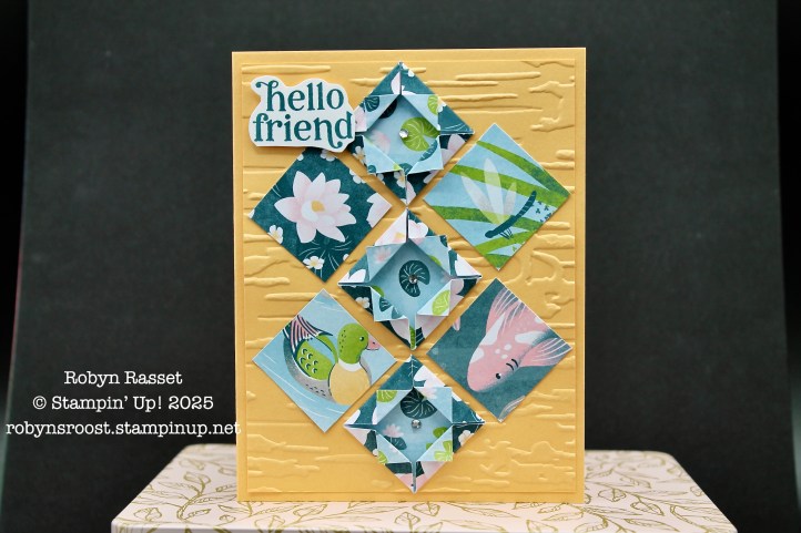 Lily Pond Lane Folded Squares – Stamping@Robyn's Roost