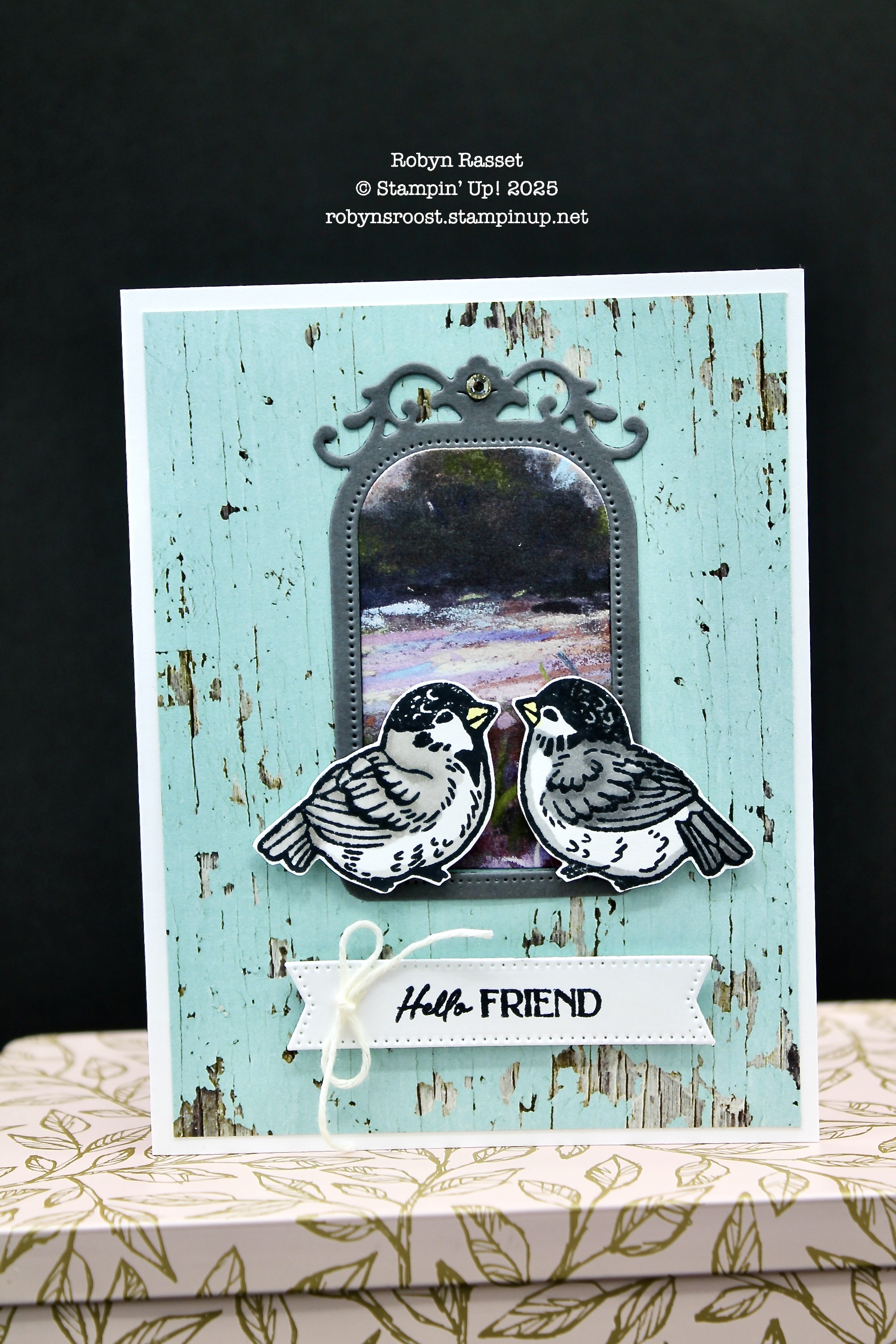 Hello Friend – Stamping@Robyn's Roost