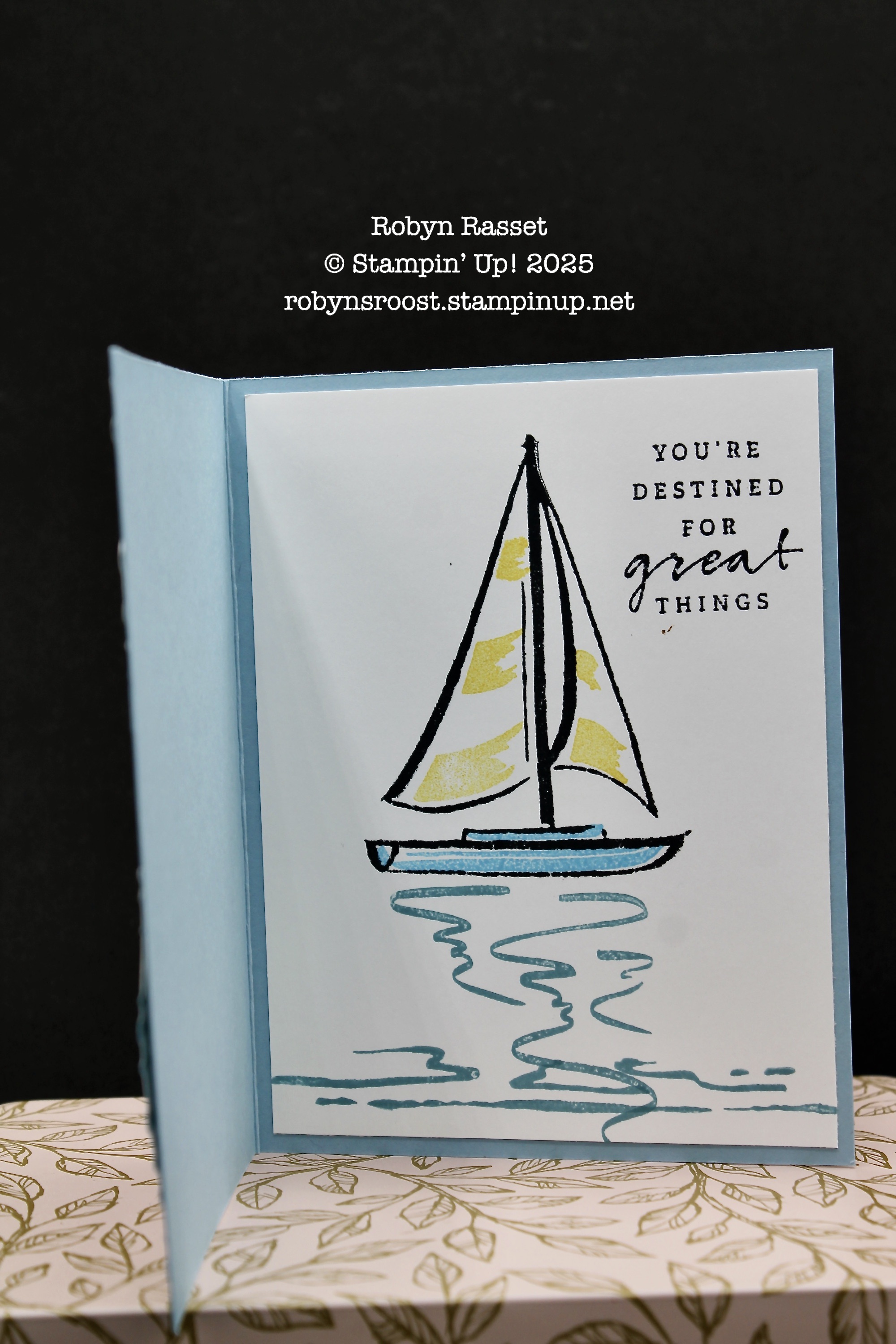 Ahoy! Graduation Card – Stamping@Robyn's Roost