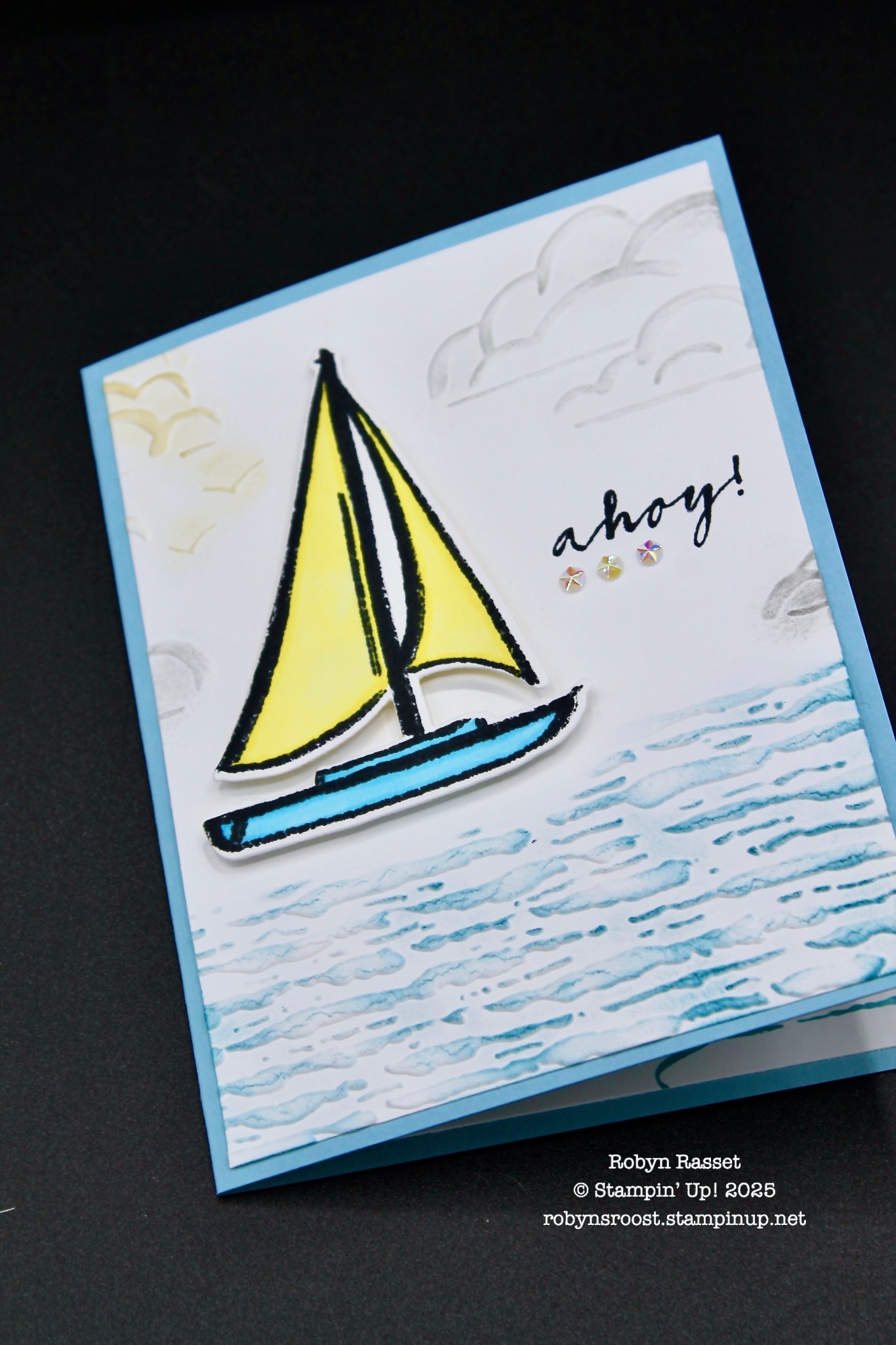 Ahoy! Graduation Card – Stamping@Robyn's Roost
