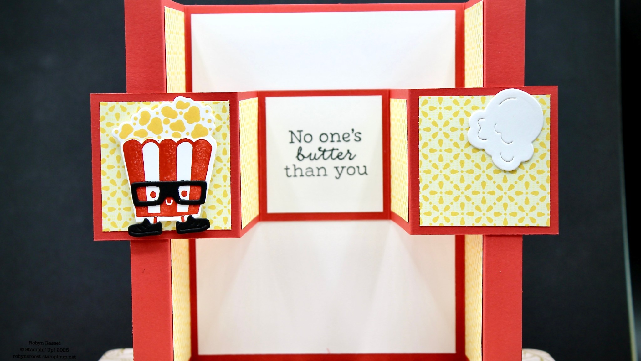 Poppin’ By Fun Fold Trifold Card – Stamping@Robyn's Roost