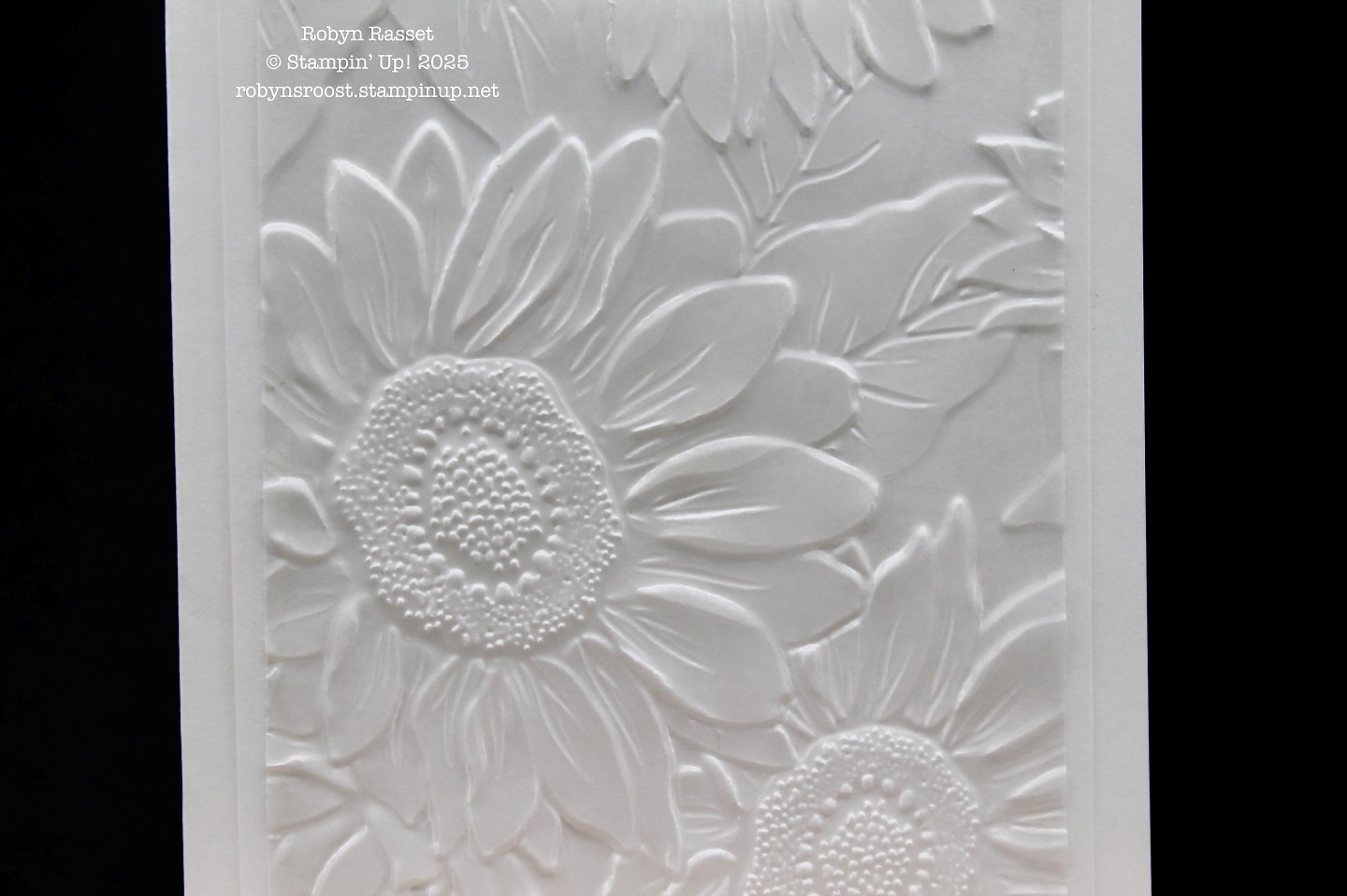 Sunflower 3D Embossing Folder – Stamping@Robyn's Roost