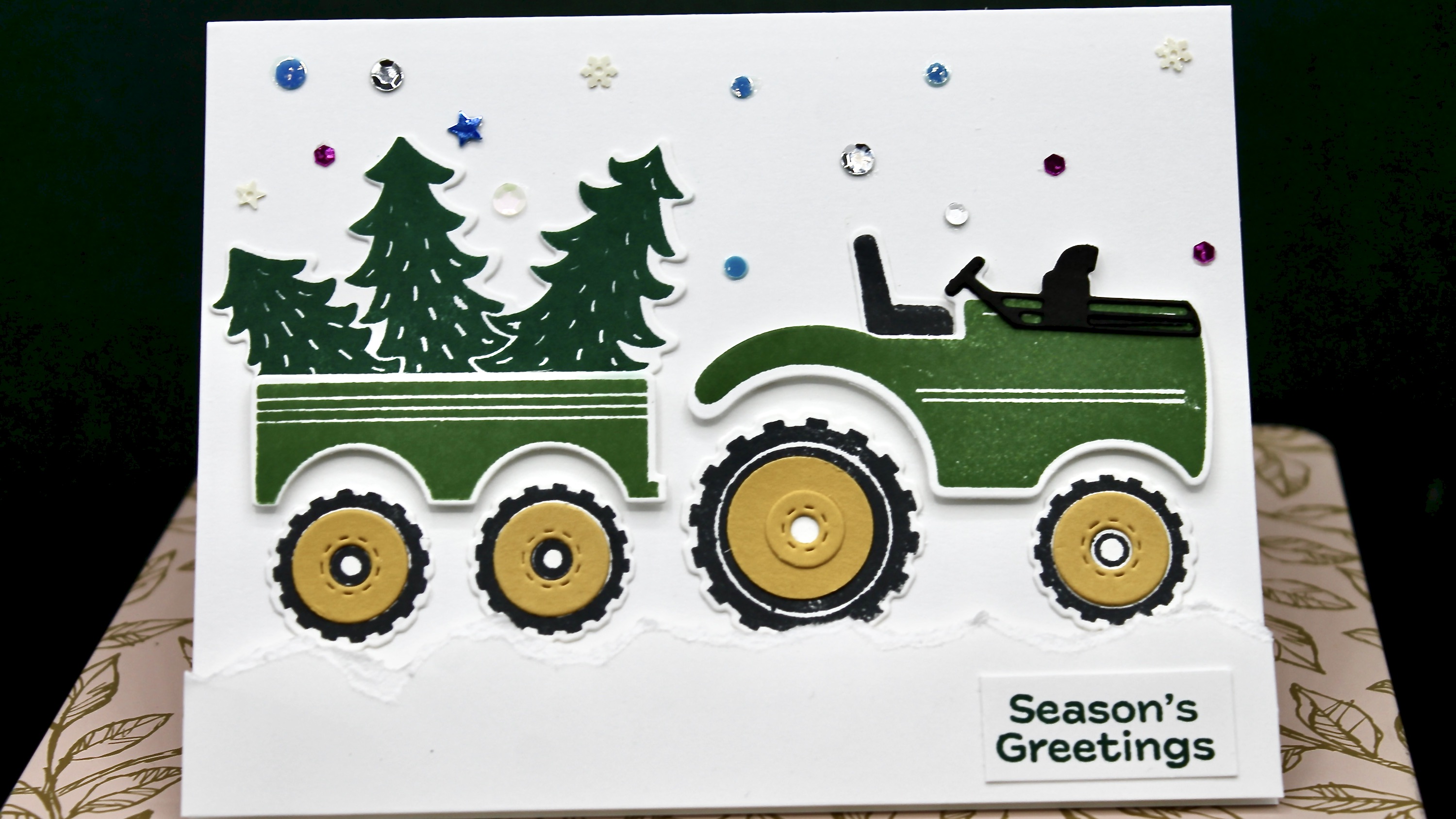 Farm Friendly Christmas Card – Stamping@Robyn's Roost