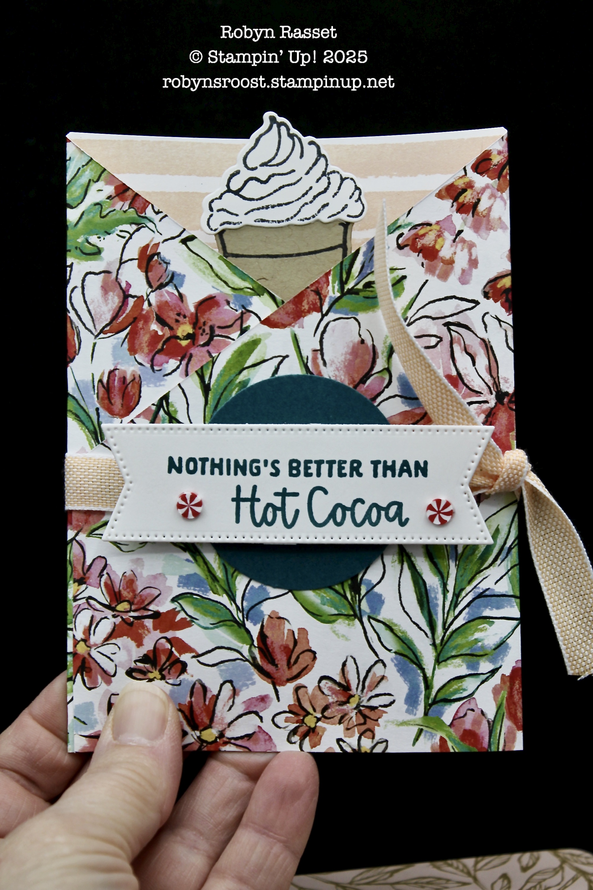 Hot Cocoa Pouch – Stamping@Robyn's Roost