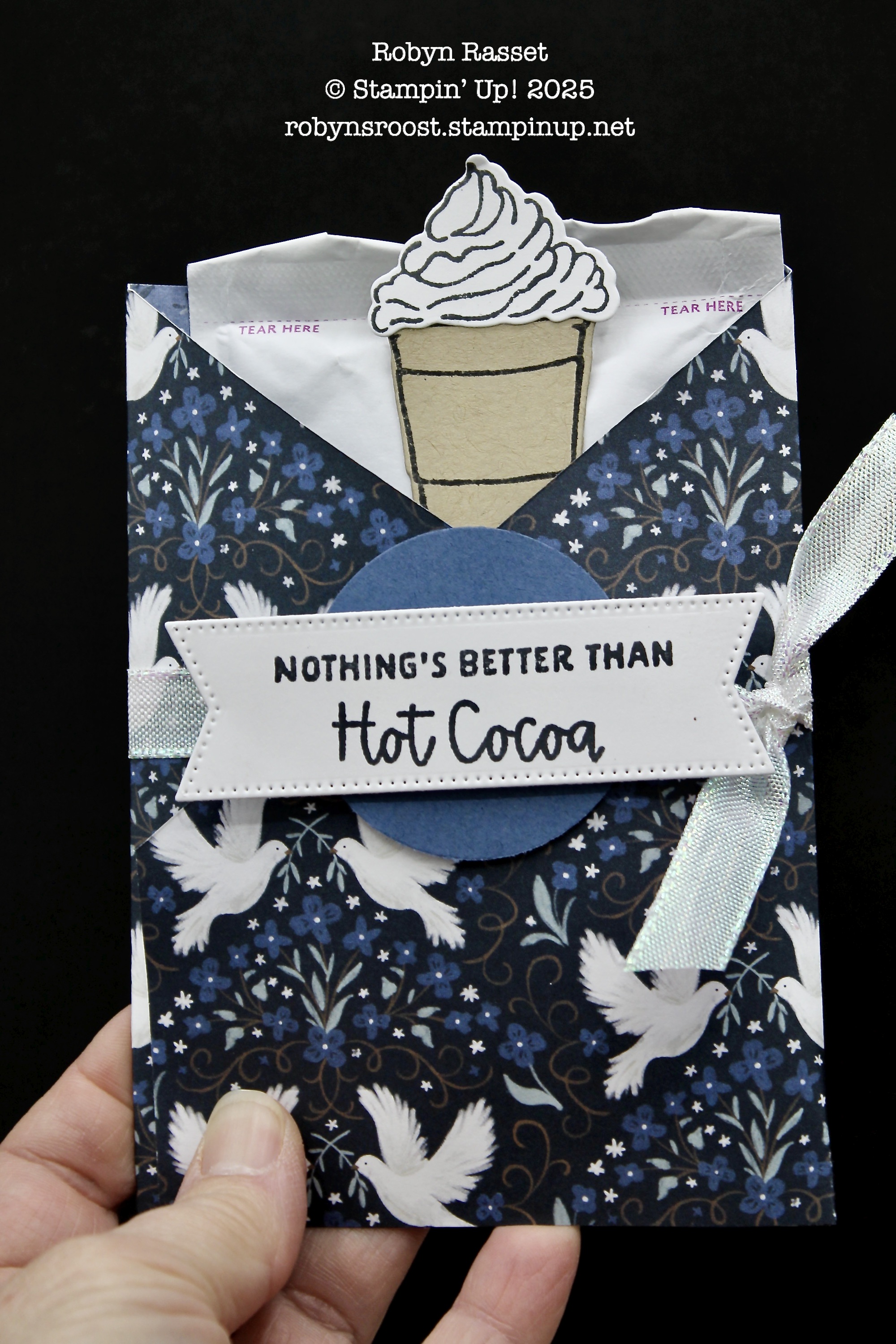 Hot Cocoa Pouch – Stamping@Robyn's Roost